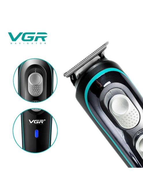 VGR V-055 Akkumulátoros Haj és Szakállvágó Trimmelő, USB töl